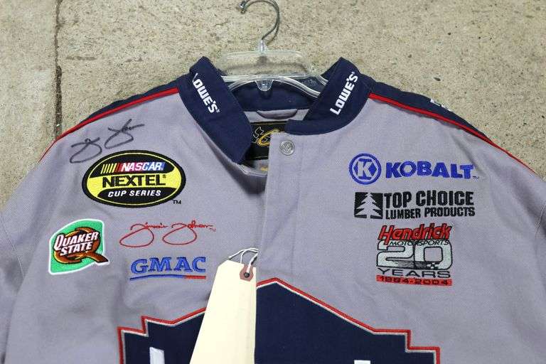 Jimmy Johnson Signed Racing Jacket - Dixon's Auction at Crumpton