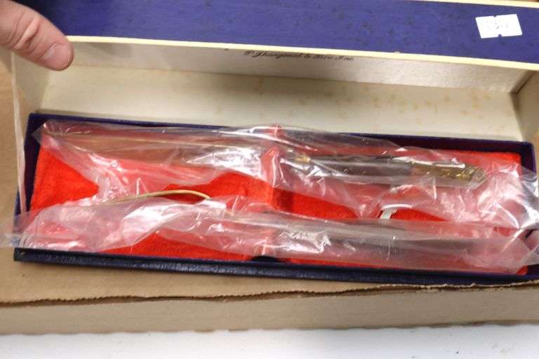 (2) Vintage Boxes of Thai Bronze & Teak Flatware - Dixon's Auction at ...