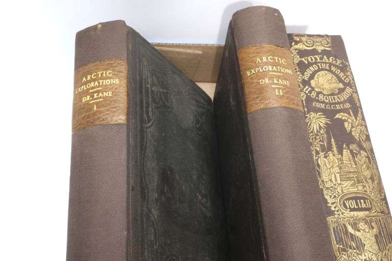 (3) Arctic Explorations, 1856 By Elisha Kent Kane, 2 Volumes & Voyage ...