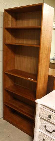 Modern Maple Bookcase - Dixon's Auction at Crumpton