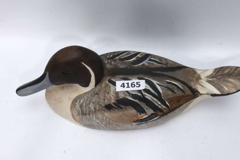 Harold Howard Pintail Drake Duck Decoy - Dixon's Auction at Crumpton