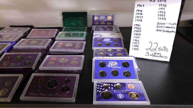 Collection of 22 Proof Set & Quarter Collections - Dixon's Auction at ...