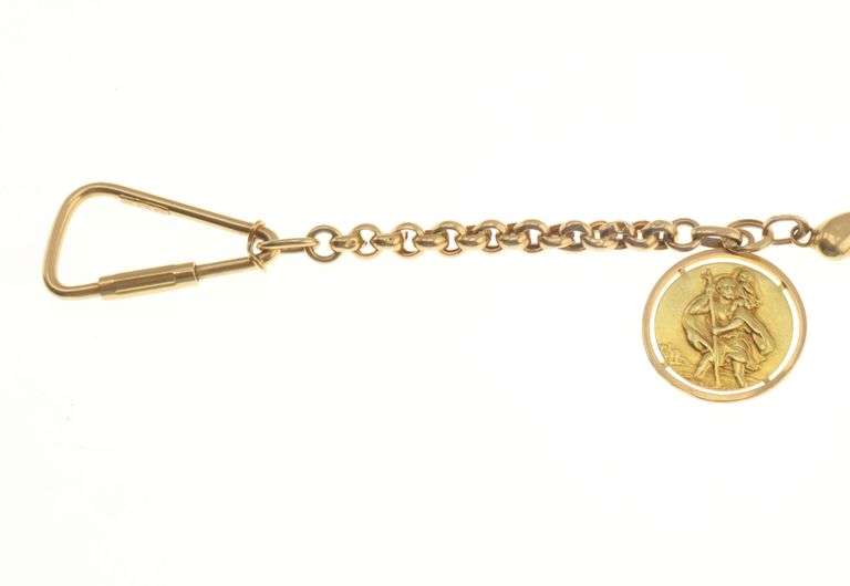 18k Gold Key Chain 13.0g - Dixon's Auction at Crumpton