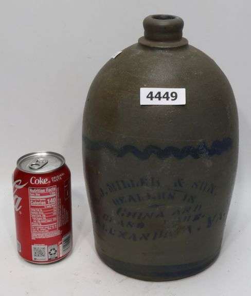 Antique F.J. Miller & Son Dealers in China and Glassware Alexandria VA ...