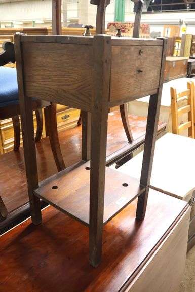 Antique Mission Oak Smoking Stand - Dixon's Auction at Crumpton