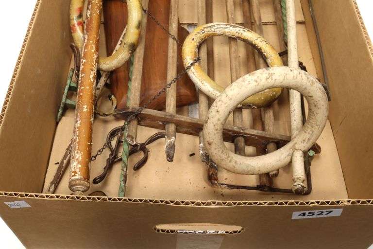 Lot of Primitive Racks and Brackets - Dixon's Auction at Crumpton