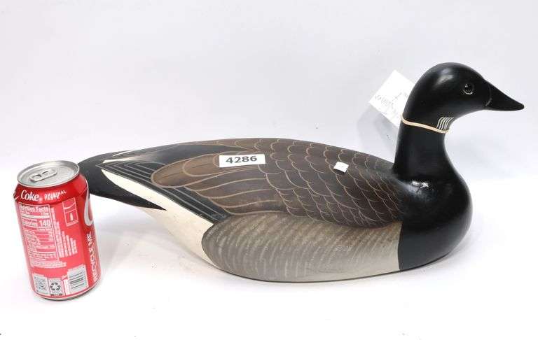 Charlie Joiner Brant Decoy - Dixon's Auction at Crumpton