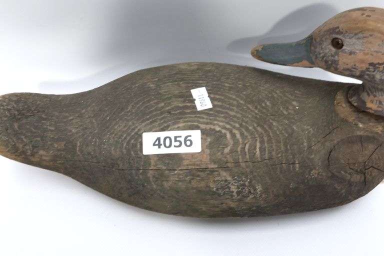 Hoopers Island Black Duck Decoy - Dixon's Auction at Crumpton