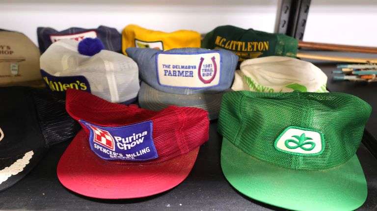 Lot of Vintage Trucker Style Advertising Hats - Dixon's Auction at Crumpton