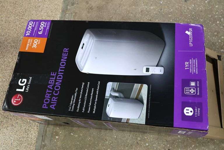 Misc Returns: Lg Portable Air Conditioner, [As-Is, Item is Open Box But ...