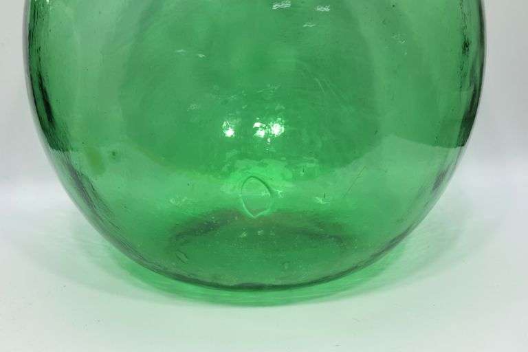 Primitive Glass Demijohn Bottle - Dixon's Auction at Crumpton