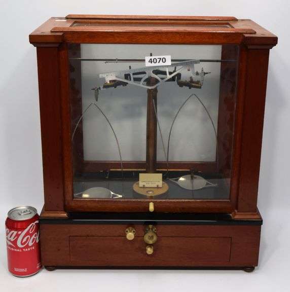 Vintage Christian Becker Inc. Cased Balance Scale - Dixon's Auction at ...