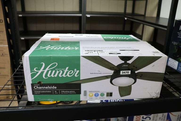 Open Box: Hunter Channelside Ceiling Fan, [As-Is, Item(s) Appear New ...