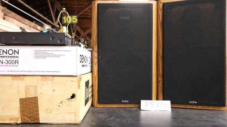Lot Rs 5000 Infinity Speakers, Gemini Drp-1 Etc. - Dixon's Auction at ...