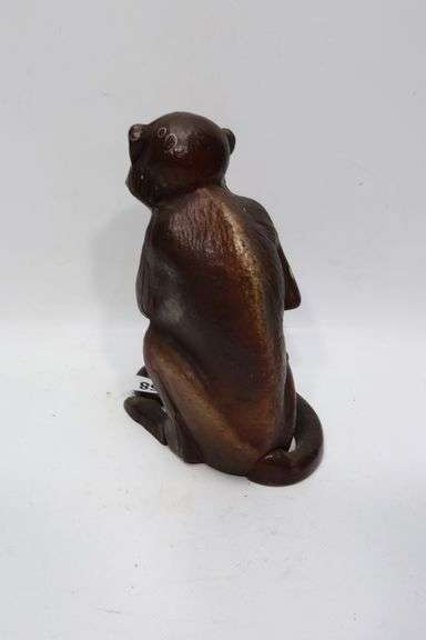 Antique Cast Iron Monkey Doorstop - Dixon's Auction at Crumpton