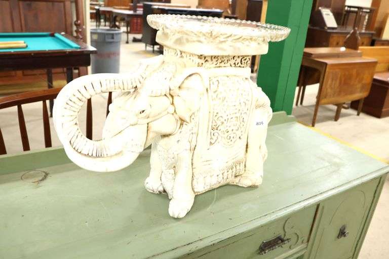 Elephant Cocktail Table, As-Is - Dixon's Auction at Crumpton