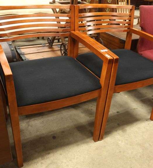 Pair Knoll Armchairs - Dixon's Auction at Crumpton