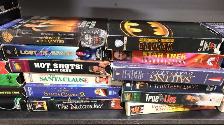 Lot of Vintage VHS Tapes & Movies - Dixon's Auction at Crumpton