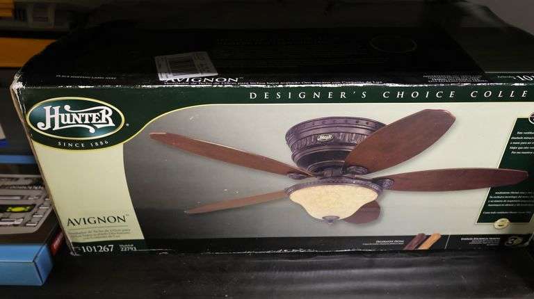 Hunter Ceiling Fan, Socket Set, Tool Boxes - Dixon's Auction at Crumpton