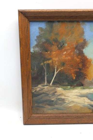 Regionalist Oil Landscape Painting Signed Winquist - Dixon's Auction at ...