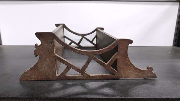 Vintage Wall Hanging Spice Rack / Book Shelf - Dixon's Auction at Crumpton