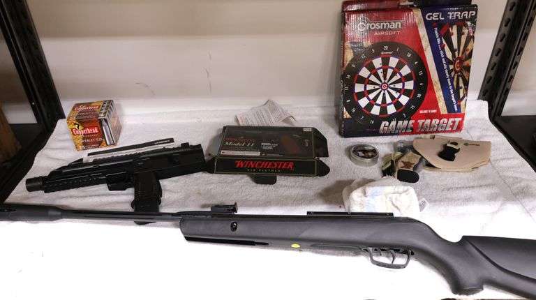Lot of Pellet Guns, Game Target Etc. - Dixon's Auction at Crumpton