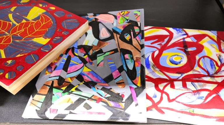 Lot of Abstract Art Paintings - Dixon's Auction at Crumpton