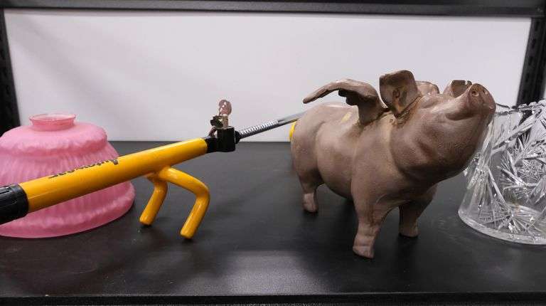 Auto Wear Car Lock, Antique Glass Shades, Cut Glass Bowl & Pitcher ...