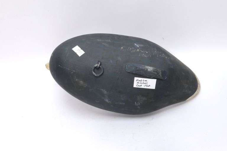 Madison Mitchell 1960 Coot Decoy - Dixon's Auction at Crumpton