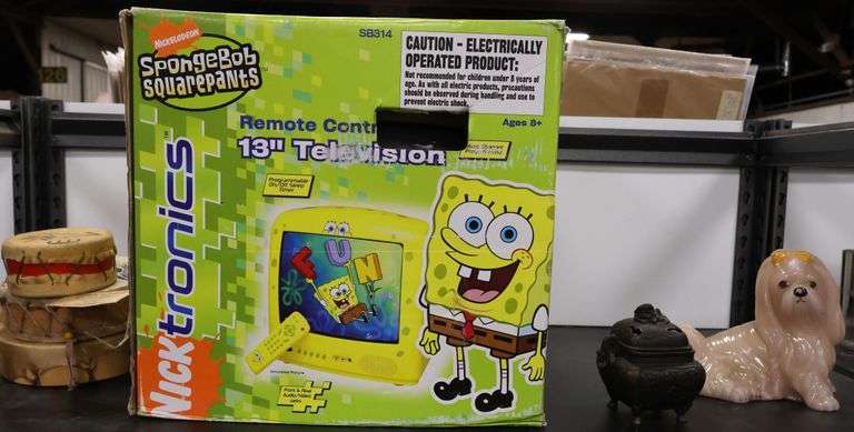 Spongebob TV, Brass Censer, Native Style Drums & Dog Candle - Dixon's ...