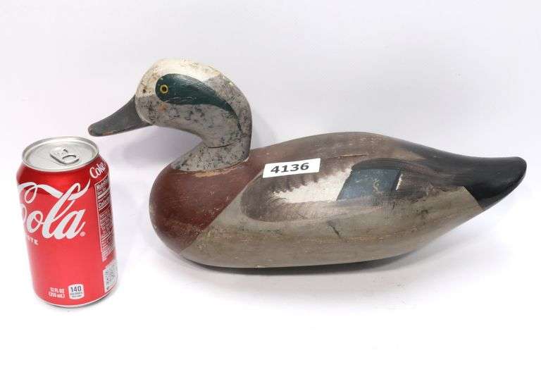 Madison Mitchell 1954 Wigeon Duck Decoy - Dixon's Auction at Crumpton