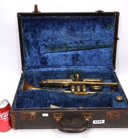 Vintage Conn Trumpet with Case - Dixon's Auction at Crumpton