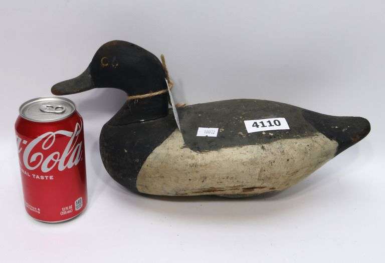James Jolly Bluebill Havre De Grace Decoy - Dixon's Auction at Crumpton