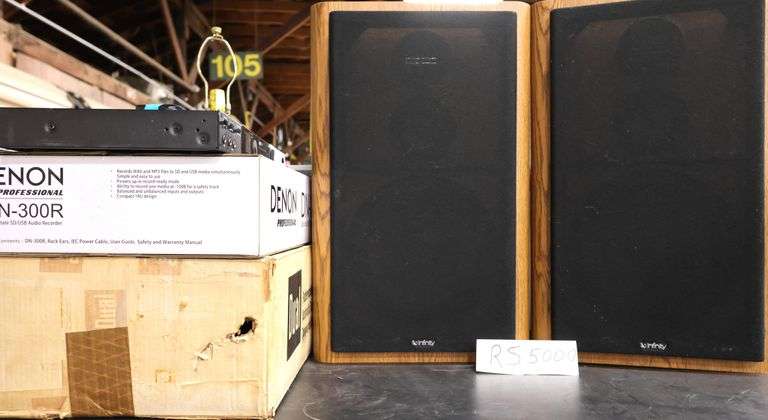 Lot Rs 5000 Infinity Speakers, Gemini Drp-1 Etc. - Dixon's Auction at ...