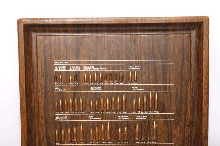 Vintage Sierra Bullets Bullet Board Advertising Sign - Dixon's Auction ...