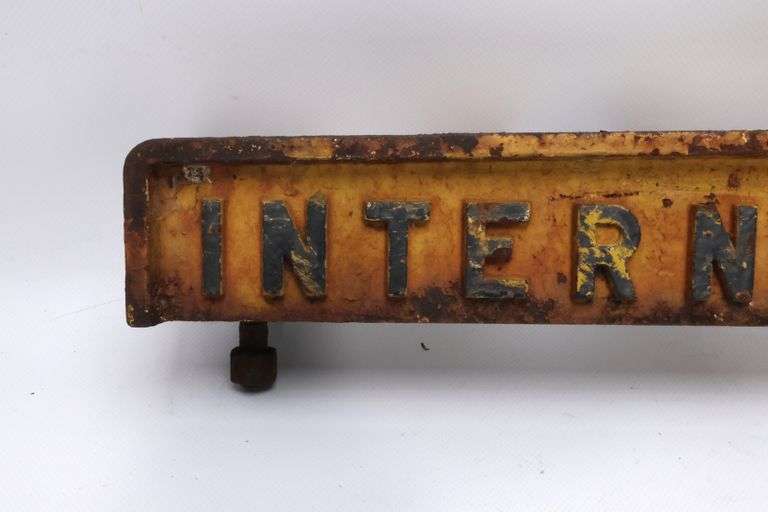 Vintage International Cast Iron Plaque - Dixon's Auction at Crumpton
