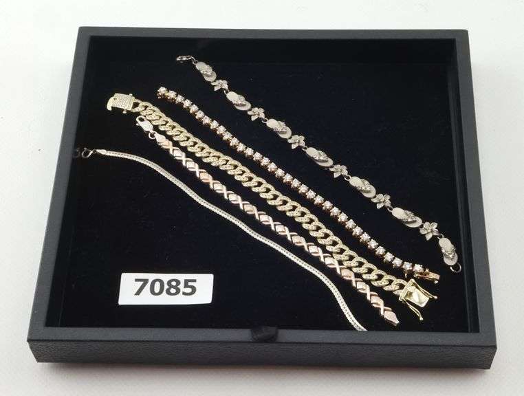 (5) Sterling Silver Bracelets - Dixon's Auction at Crumpton
