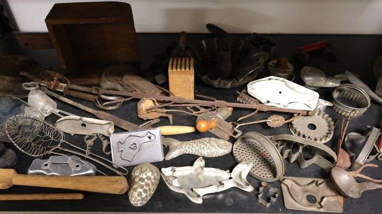 Lot of Vintage / Antique Primitive Kitchen Tools & Utensils - Dixon's ...