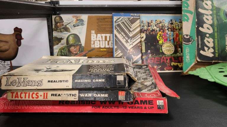 Lot of Vintage Beatles Records, Board Games & La Bala Game - Dixon's ...