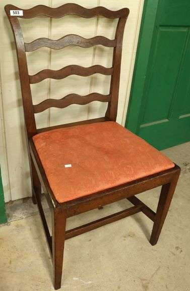 Maryland Federal Ribbon Back Mahogany Dining Chair - Dixon's Auction at ...