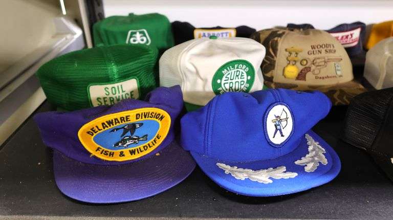 Lot of Vintage Trucker Style Advertising Hats - Dixon's Auction at Crumpton