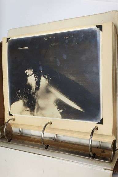 (2) Albums Full of Vintage Military Related Photographs Including ...