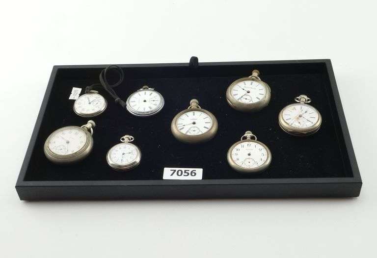 Tray Lot of Pocket Watches - Dixon's Auction at Crumpton