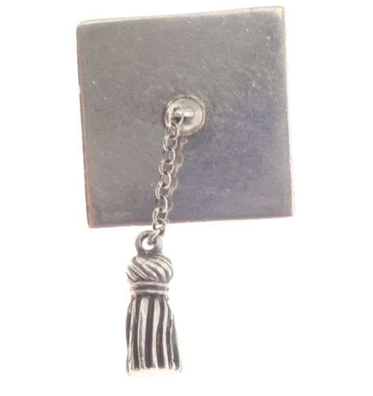 Tiffany & Co. Sterling Silver Graduation Cap Charm - Dixon's Auction at ...