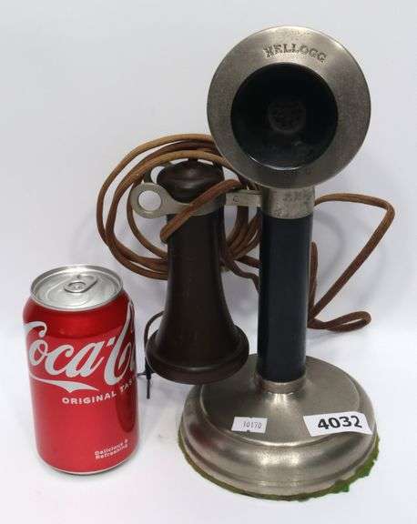 Antique Kellogg Candlestick Telephone - Dixon's Auction at Crumpton