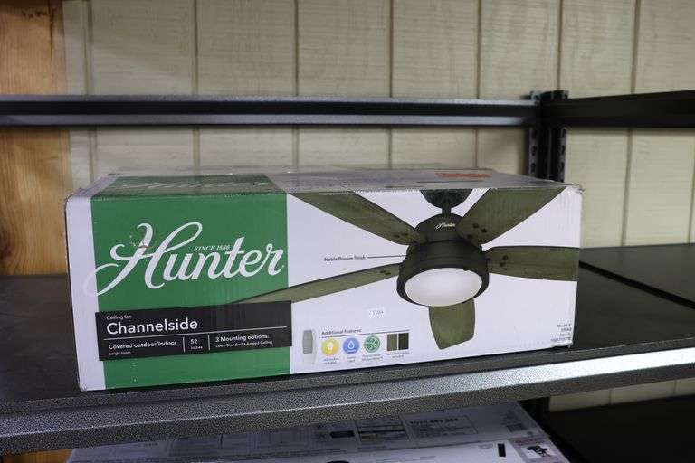 Open Box: Hunter Channelside Ceiling Fan, [As-Is, Item(s) Appear New ...