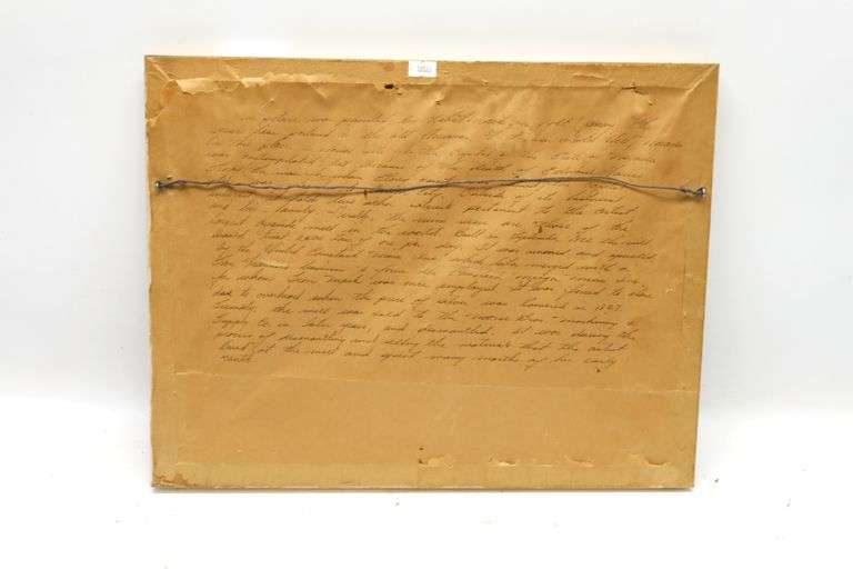 Robert Mack 1948 Regionalist Landscape Painting with the Longest Note ...