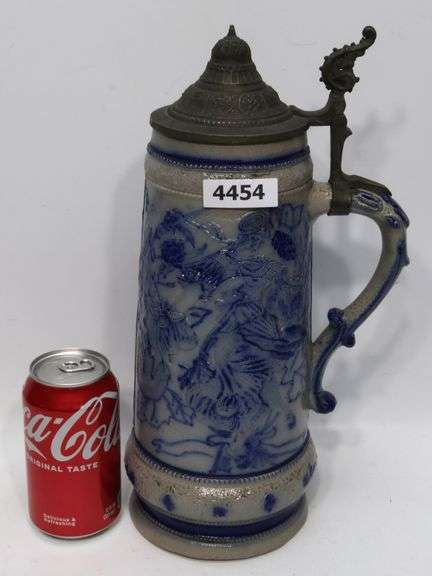 Antique German Stoneware Stein, Chip to Underside of Base - Dixon's ...