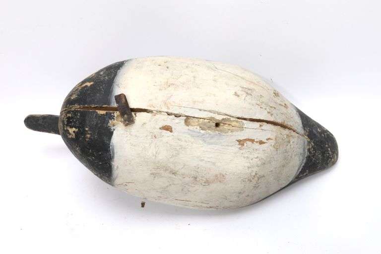 William Pratt Bay Model Canvasback Duck Decoy - Dixon's Auction at Crumpton