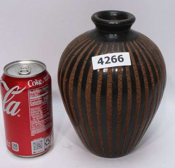 Roger Calero Pottery Vase - Dixon's Auction at Crumpton